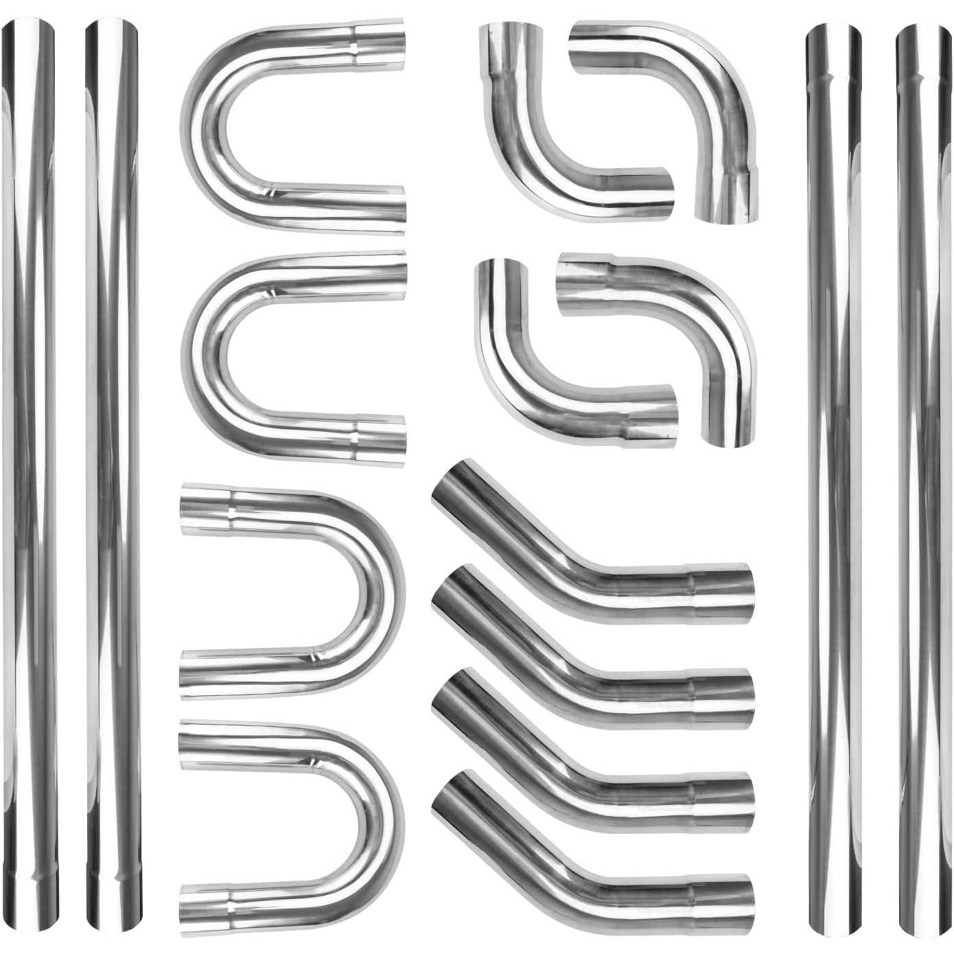 Suncent 3" Stainless Steel Universal DIY Rod Builder Custom Exhaust ...